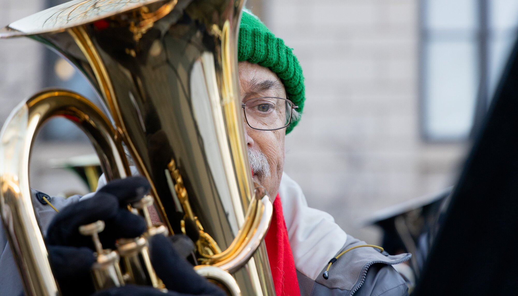 On the first day of Christmas, my true love gave to me…107 tubas ...