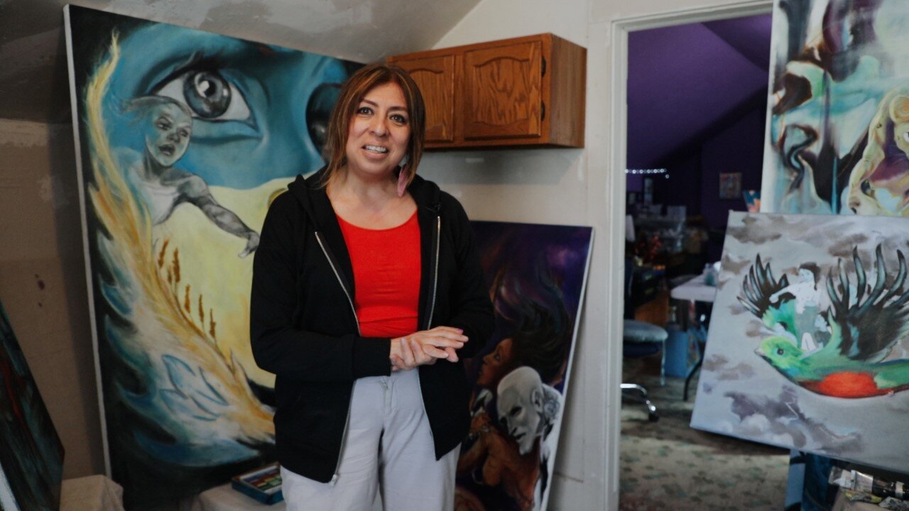 'Art is a chance at redemption,' Local artist shares how art got her ...
