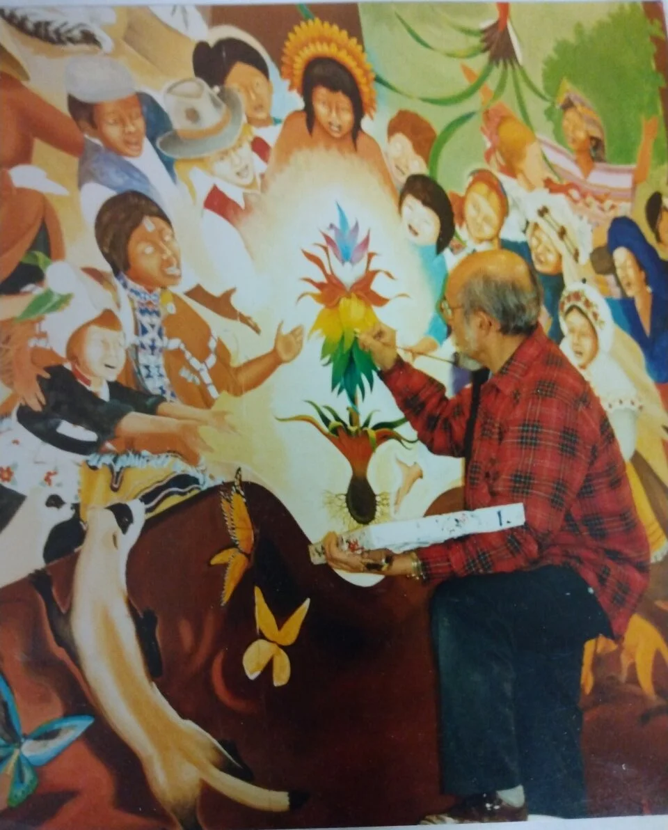 The true story behind the conspiracy-ridden murals at DIA | Rocky ...