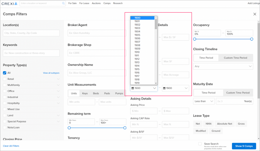 Crexi Product Release January 2022 | Crexi