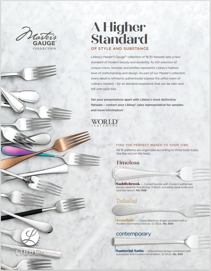 Catalogs and Brochures of Libbey Tabletop Solutions - Libbey FS