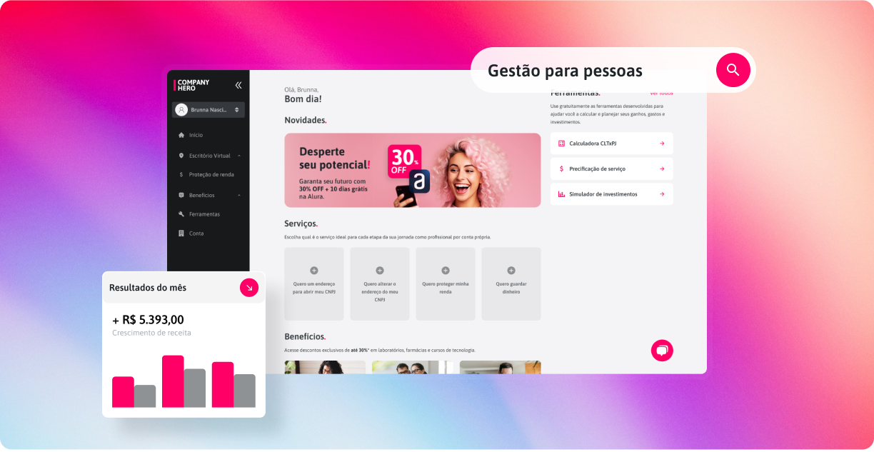 Company Hero - A plataforma que integra soluções para profissionais ...