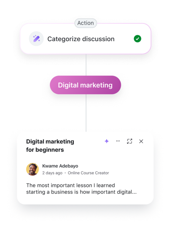 AI workflows for community growth & automation | Circle