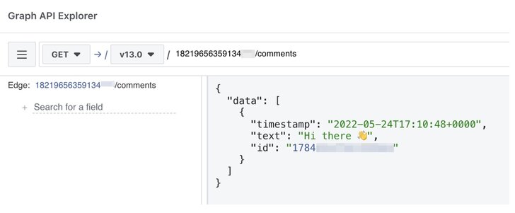 Facebook & Instagram live video chat via Graph API.