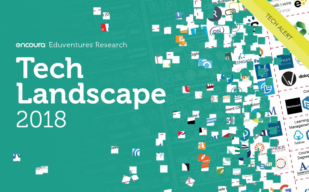 Revealing The 2018 Tech Landscape: Mapping Higher Ed Technology
