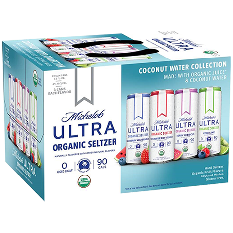 Michelob Ultra Organic Seltzer Coconut Water Collection | Michelob ULTRA