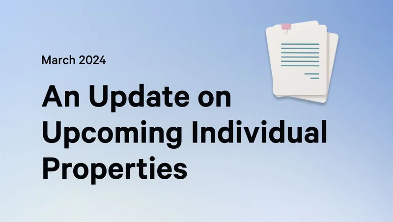 An Update On Upcoming Individual Property Launches | Arrived