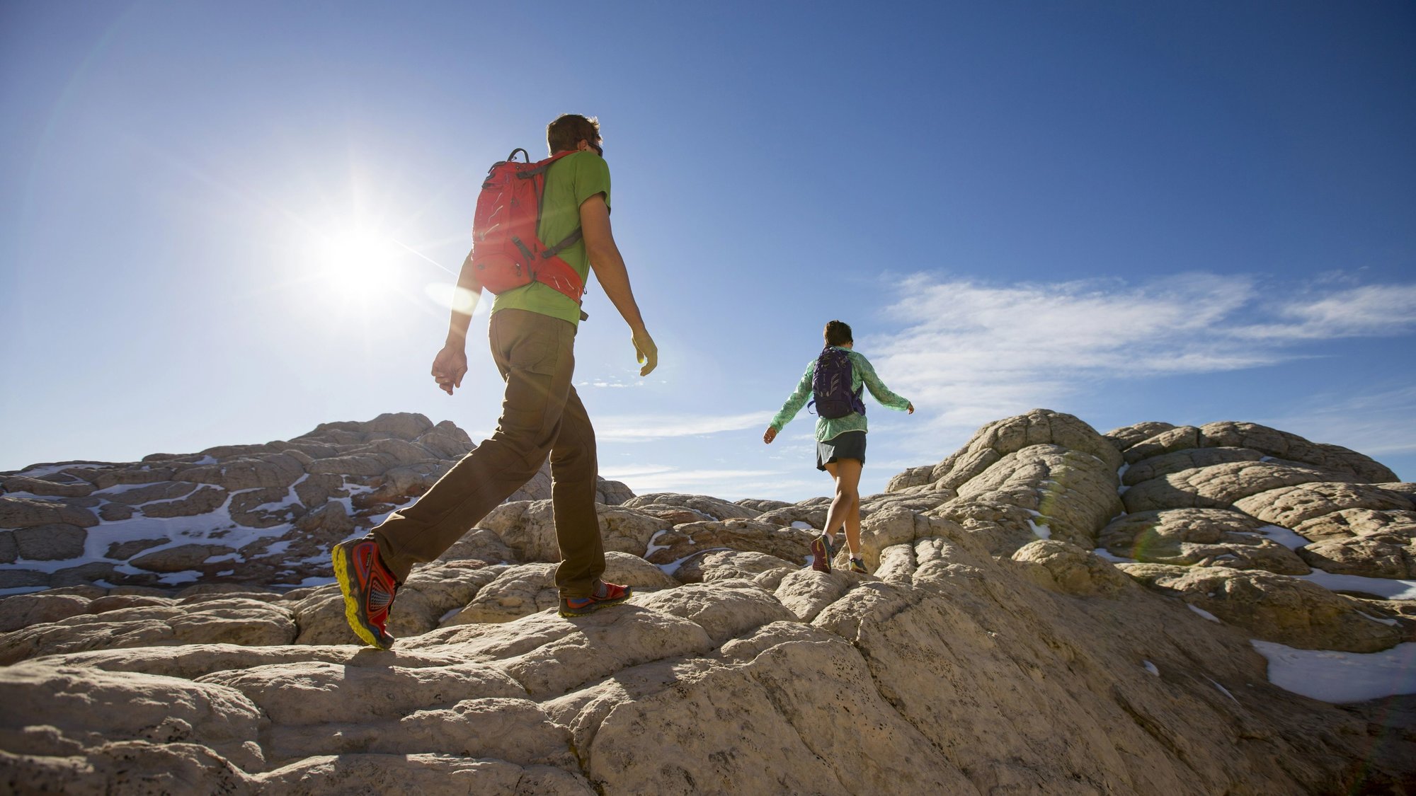 Cross Country Nurses color photo of group of three people laughing.
