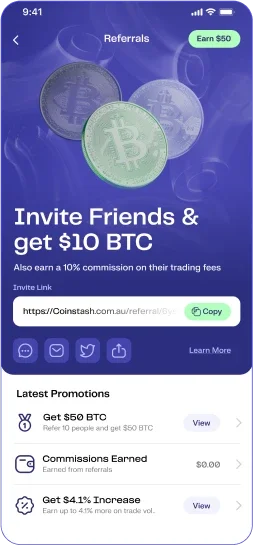 Crypto Referral Program | Coinstash