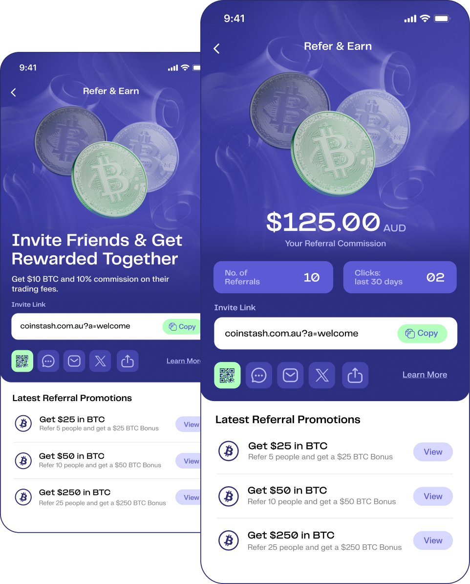 Crypto Referral Program | Coinstash