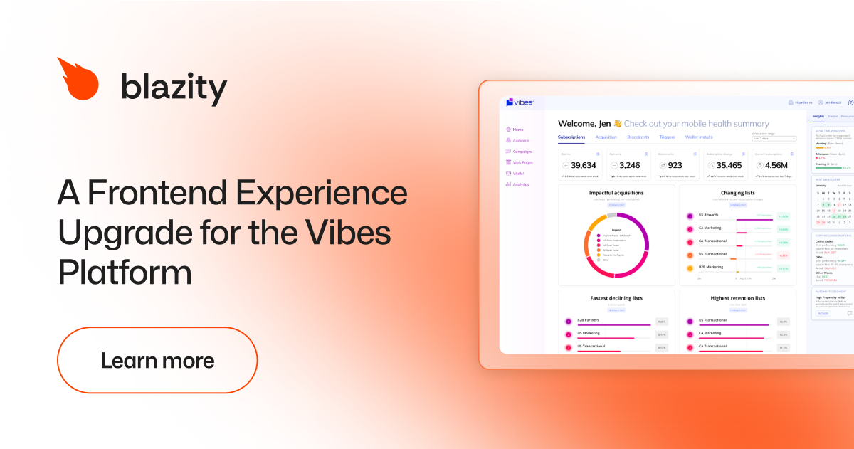 Case study - Vibes - A Frontend Experience Upgrade for the Vibes Platform | Blazity