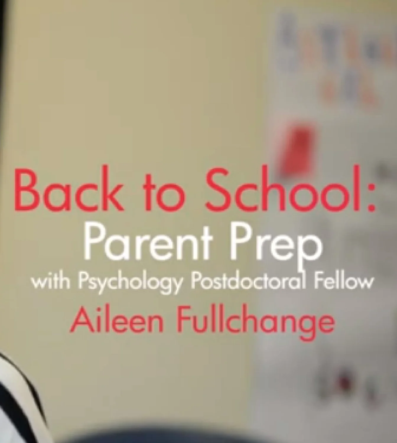 Back to School: Parent Prep for Older Children | Momentous Institute