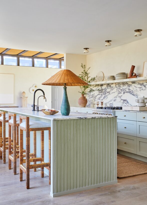 How Athena Calderone Renovated Her Amagansett Kitchen Design | EyeSwoon