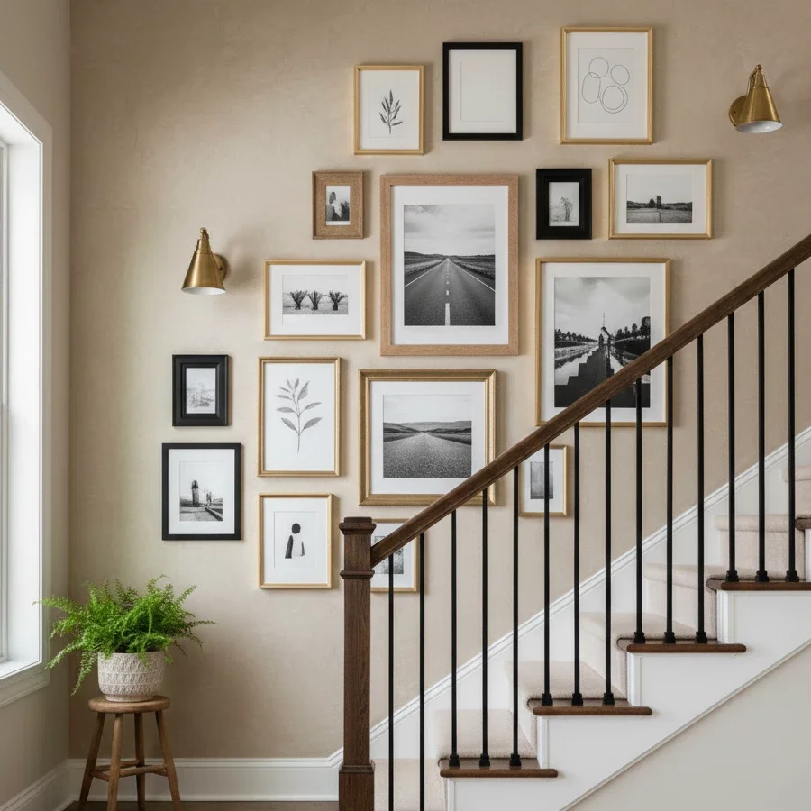 Gallery Walls - Gallery Wall Different Frames: Create a Cohesive Look ...