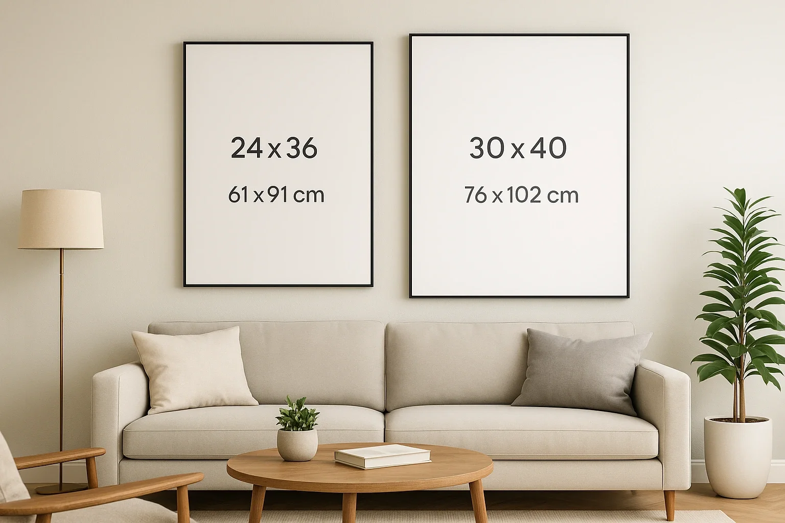 - Canvas Size Chart: Find the Perfect Print for Your Space - Mixtiles ...