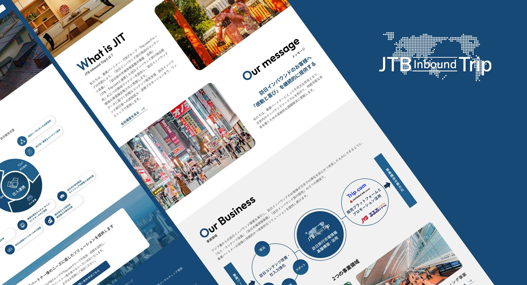 株式会社JTB Inbound Trip｜コーポレートサイト構築におけるUIデザインと開発を支援し、 訪日インバウンド領域の事業機会創出に貢献 ...