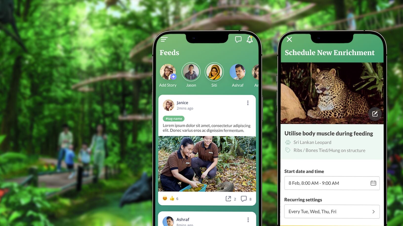Mandai Wildlife Group | Animal care app integrated with an employee ...