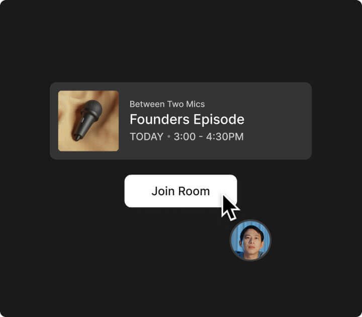 4K Remote Podcast & Video Recording | Descript Rooms