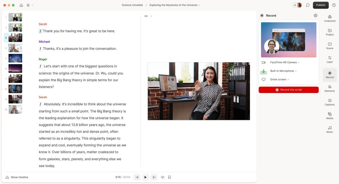 Screen Recording Software For Windows Mac Descript