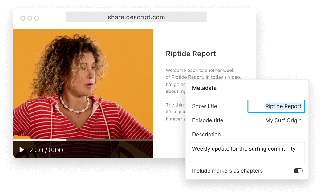 Free Online Voice Recorder & Transcription | Descript