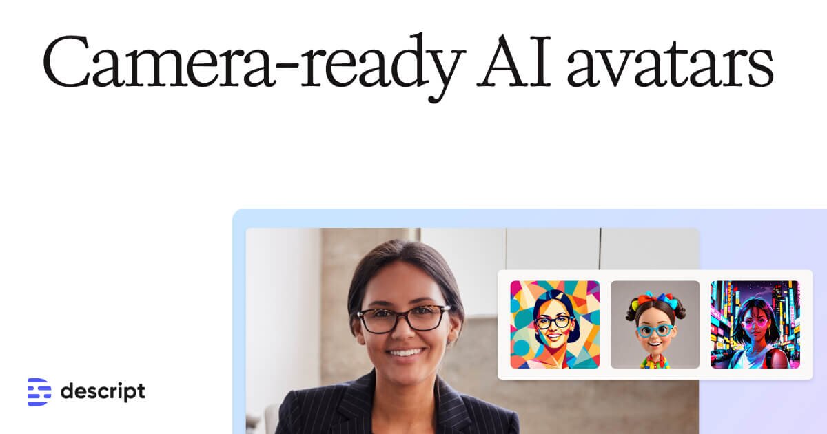 Scale Video Production with AI Avatars | Descript AI Avatar Generator