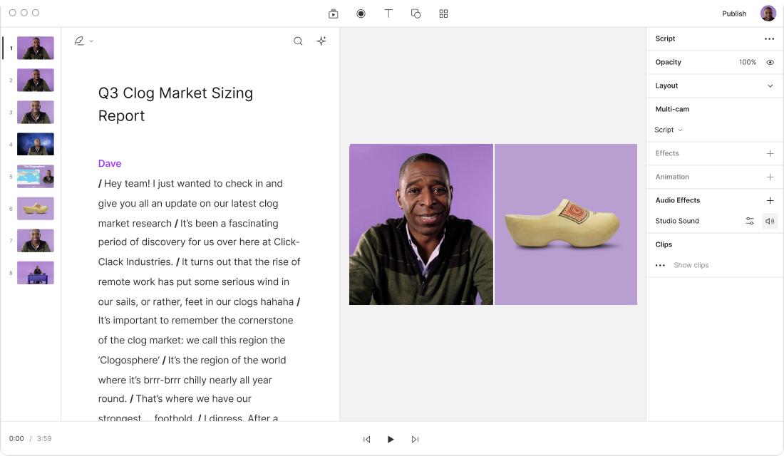 Generate Vlog Title Using Descript's Online Underlord