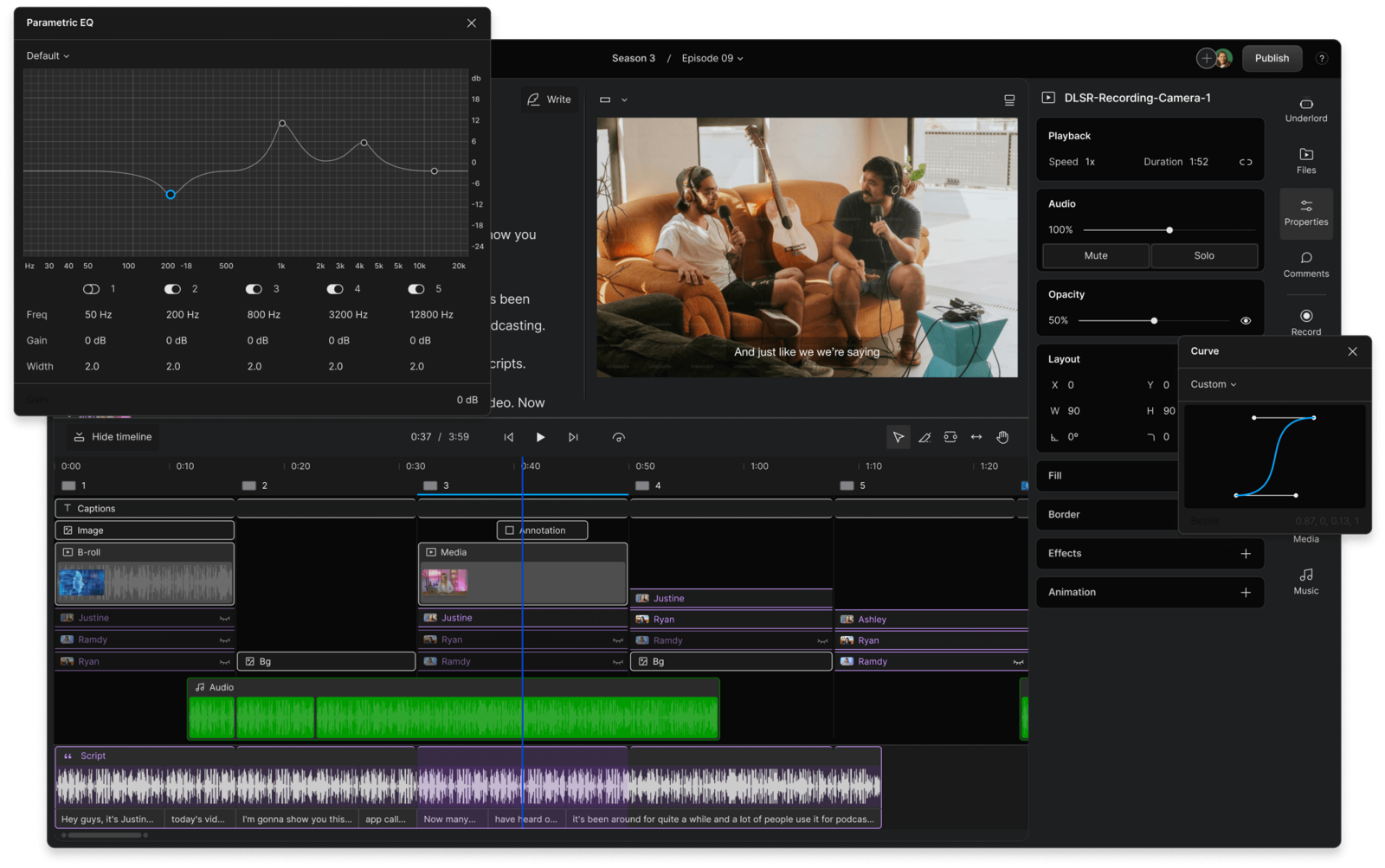 Descript: AI-Powered Podcast & Audio Editor