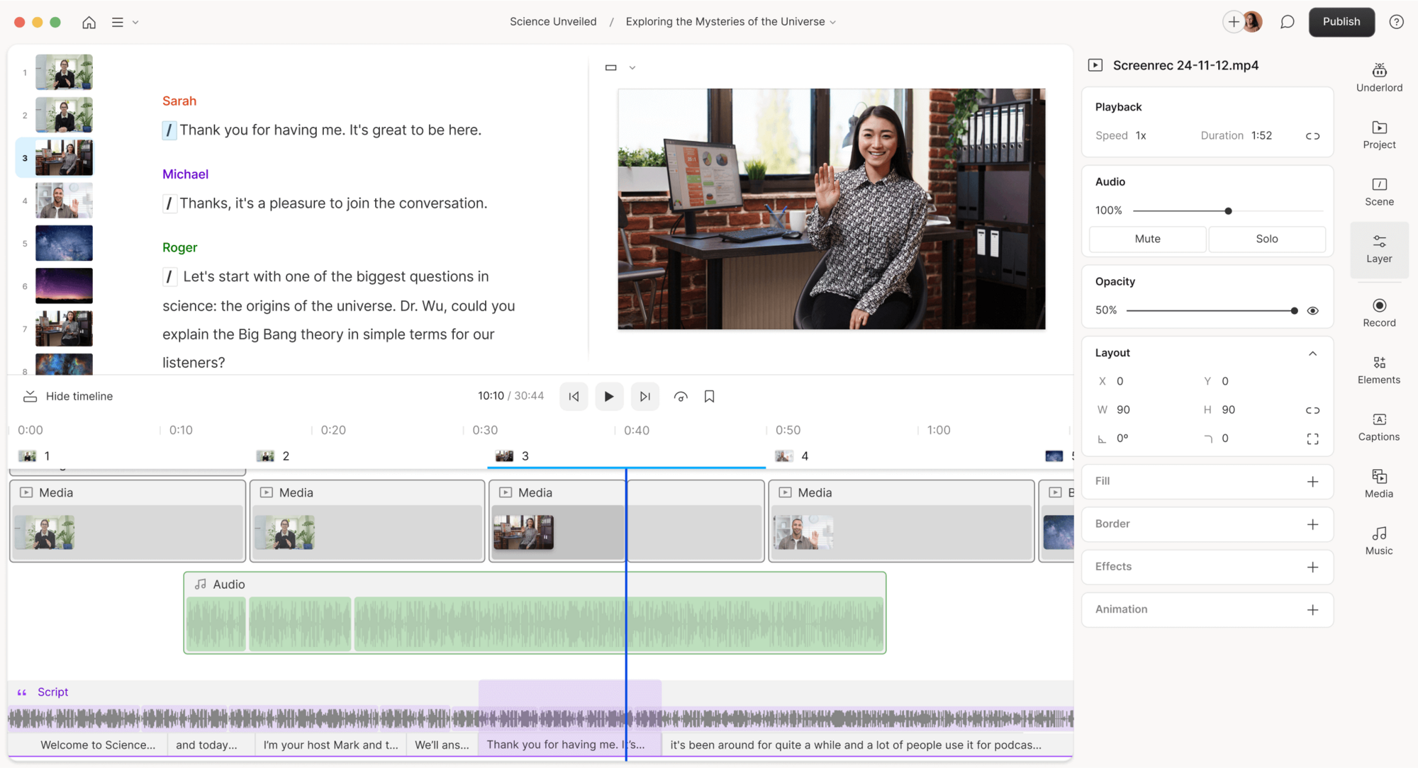 Generate Short Clips From Any Video with AI | Descript