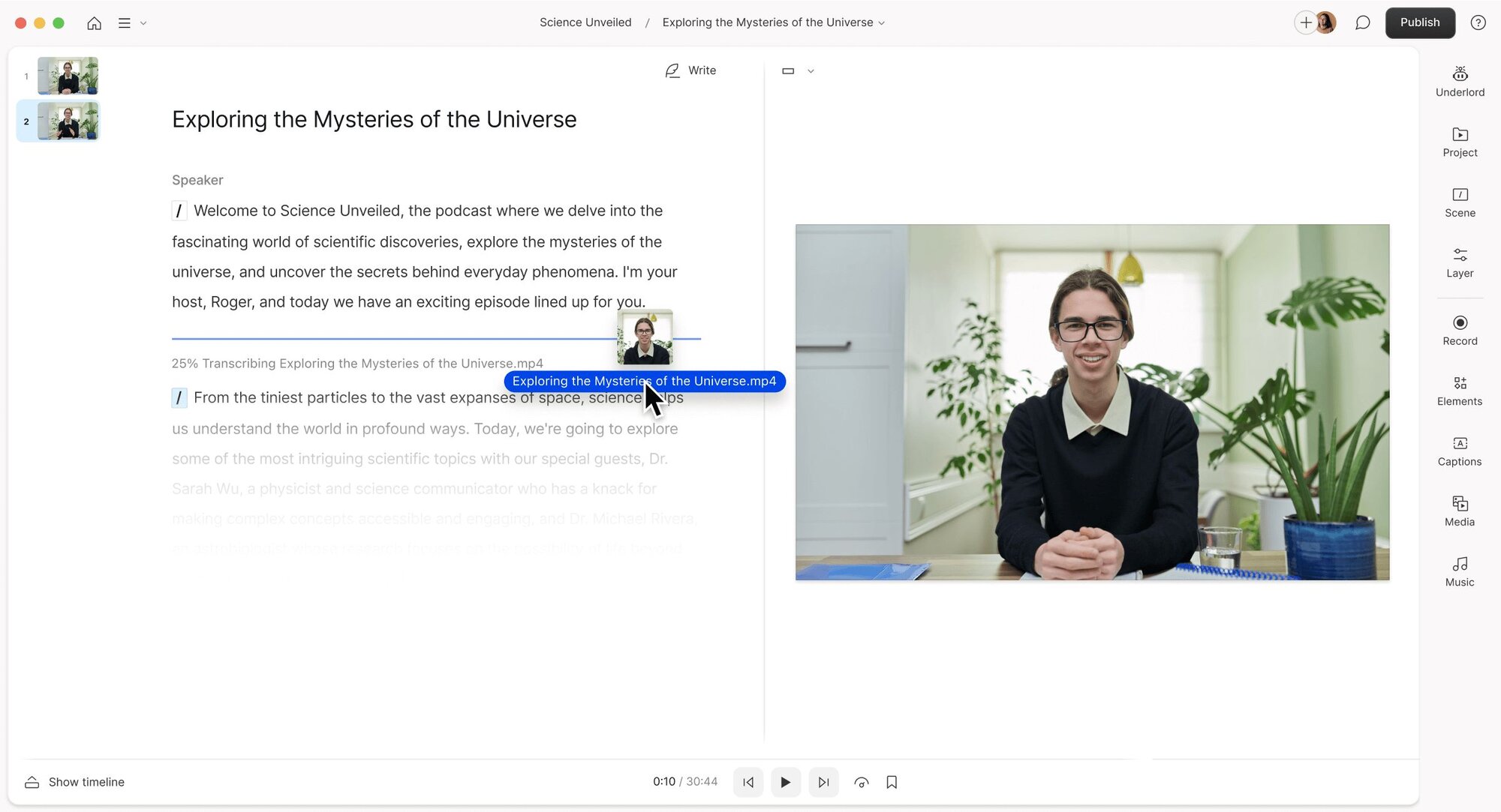 Download Descript for Free on Mac or Windows