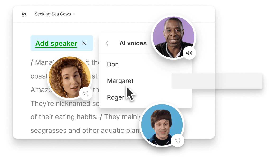 AI Voice Cloning | Clone Your Voice Fast - Descript