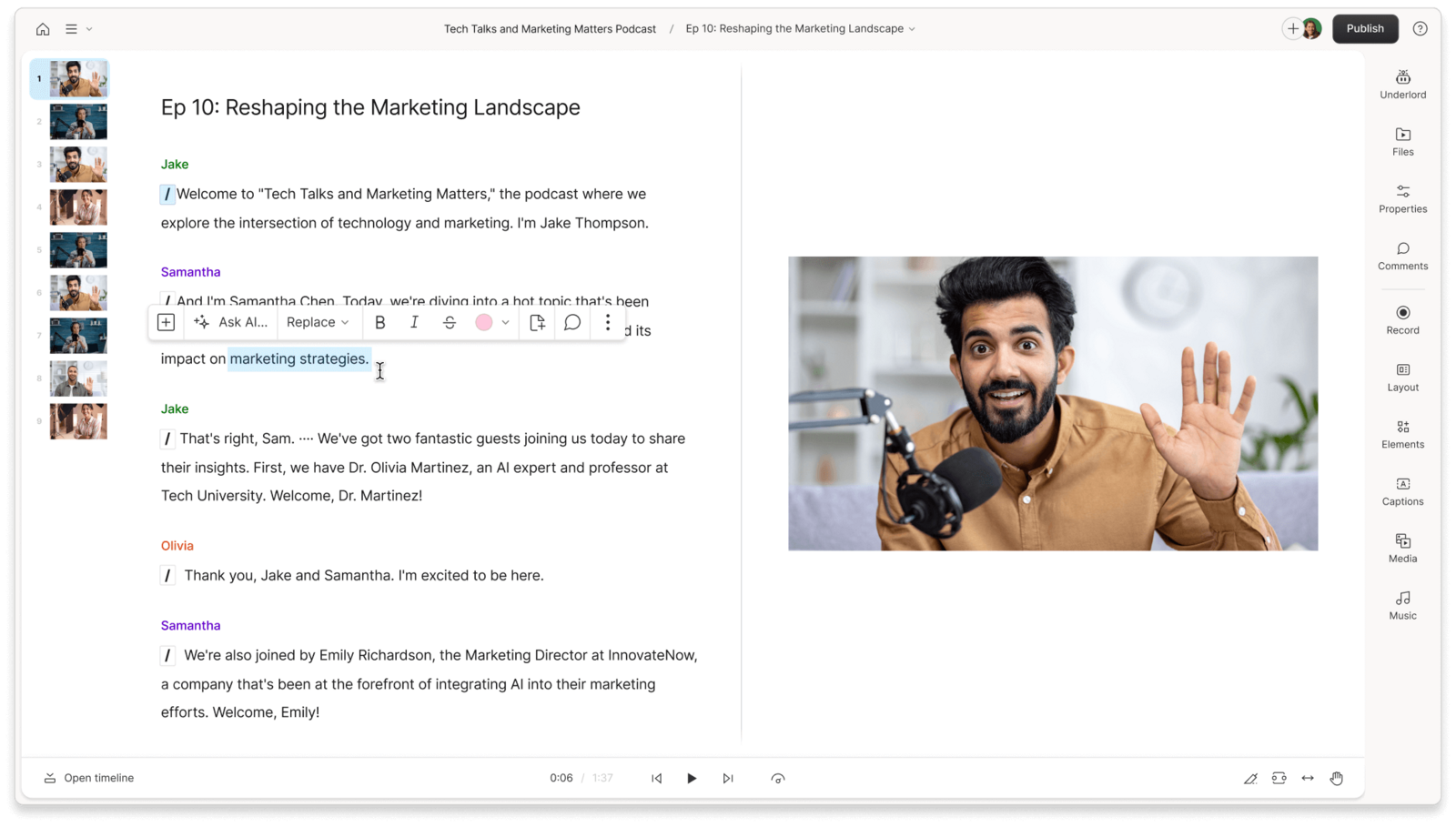 Descript: AI-Powered Podcast & Audio Editor Descript: AI-Powered Podcast & Audio Editor