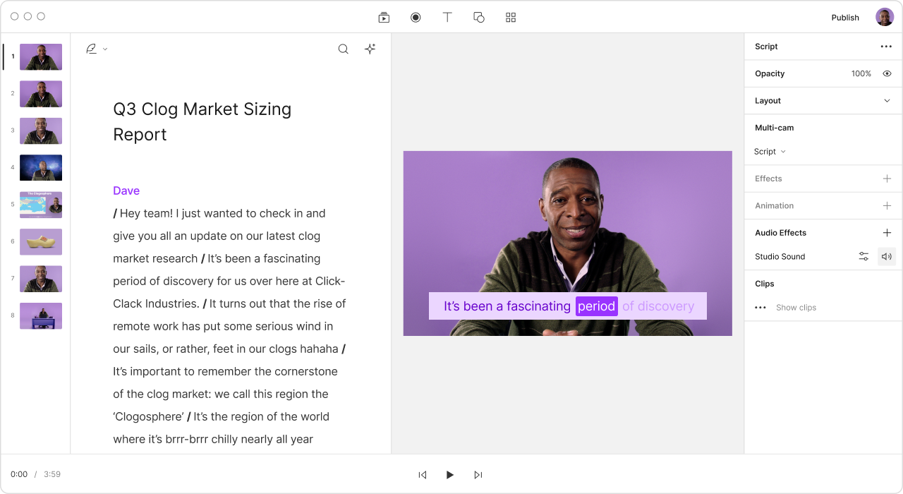Generate Twitch Title Using Descript's Online Underlord