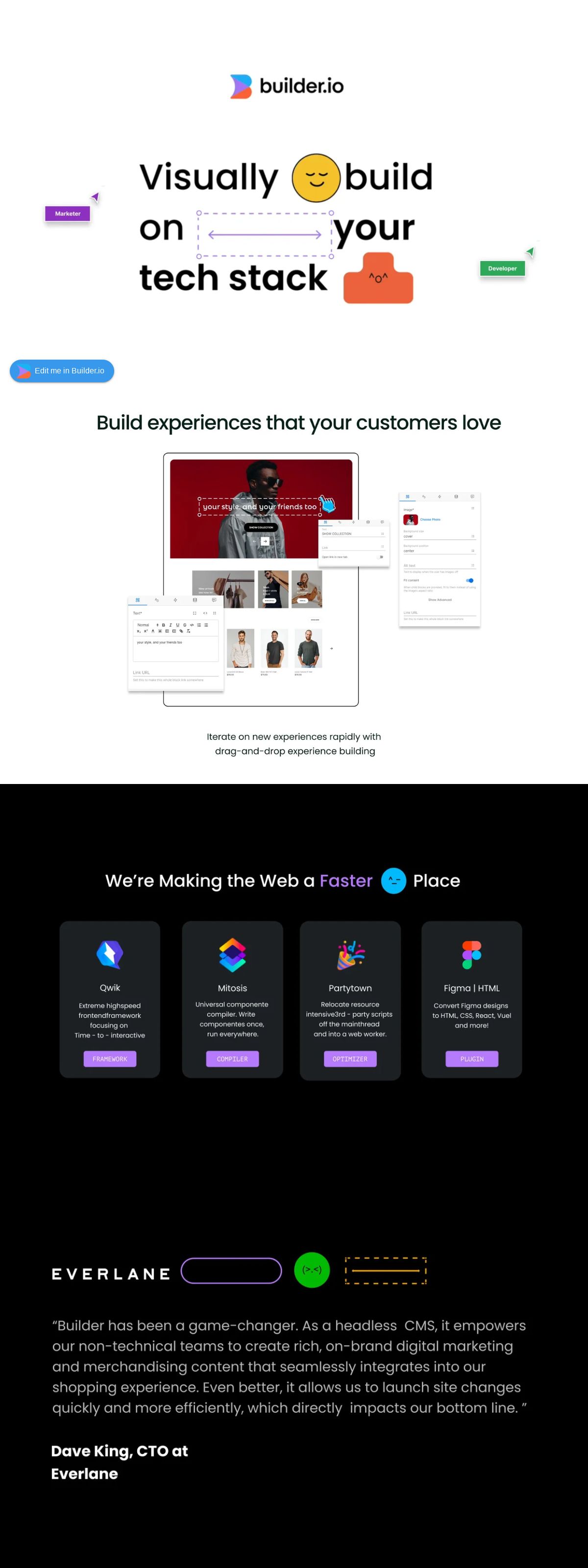 Builder.io: Visual Development Platform